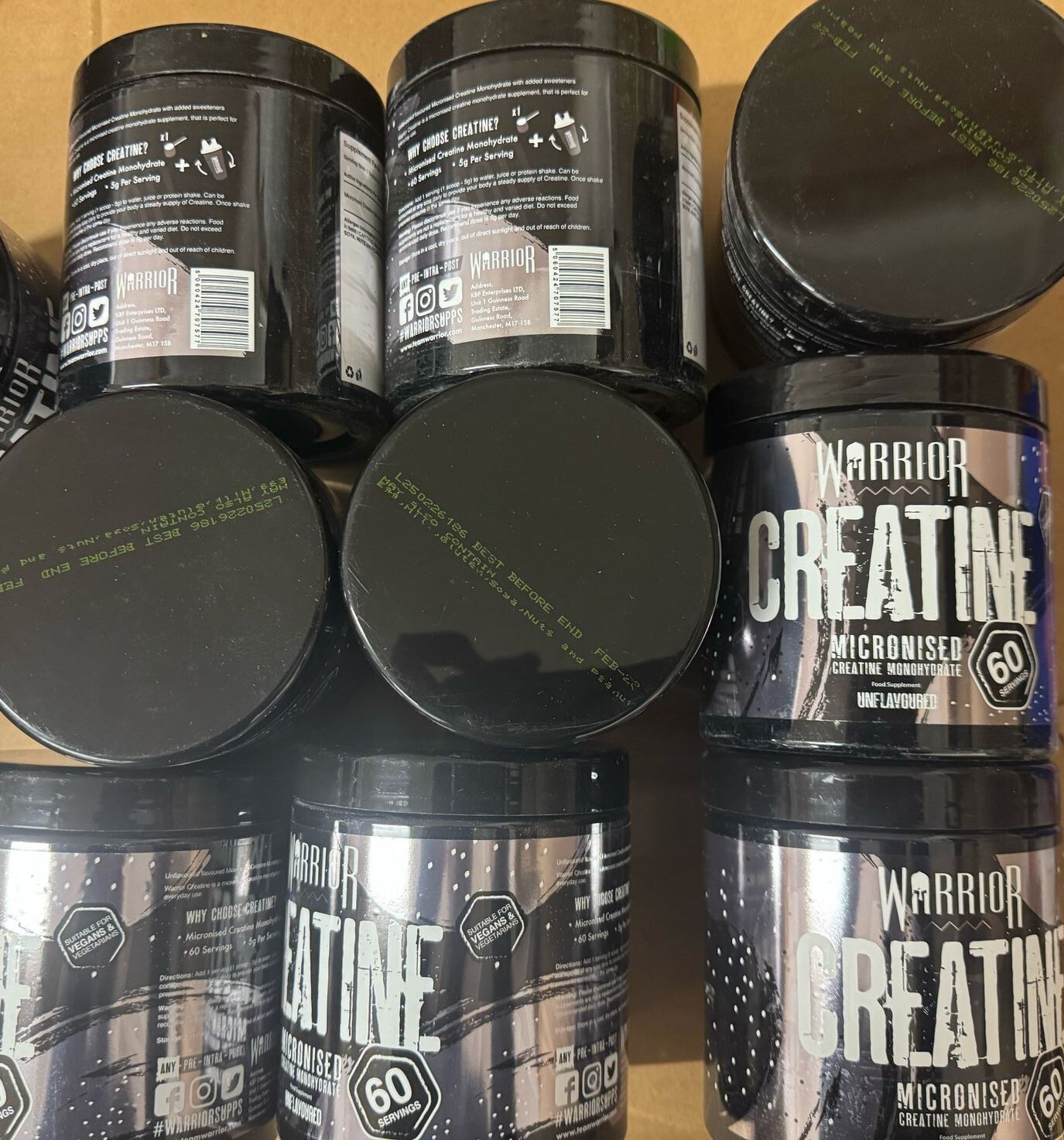 Warrior Creatine Monohydrate Powder – Micronised for Easy Mixing and Consumpt... | eBay UK