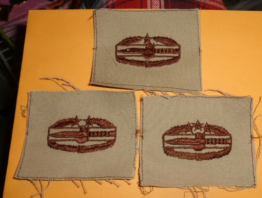 ARMY PATCH,DESERT ,DCU,DBDU, COMBAT ACTION BADGE 2,3,4 AWARD PROTOTYPE ...