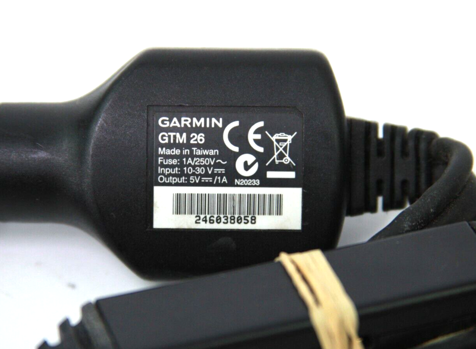 Garmin Nuvi GPS GTM 25 Lifetime FM Traffic Receiver Car Charger GTM25 ...
