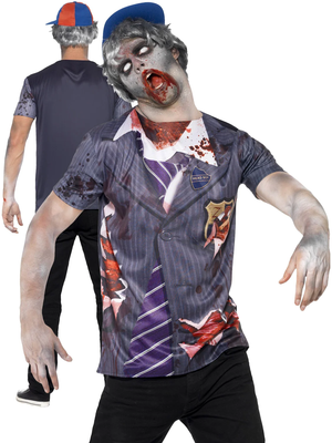 Zombie Costume For Boys New Fun World Complete 3 D Rotting Zombie