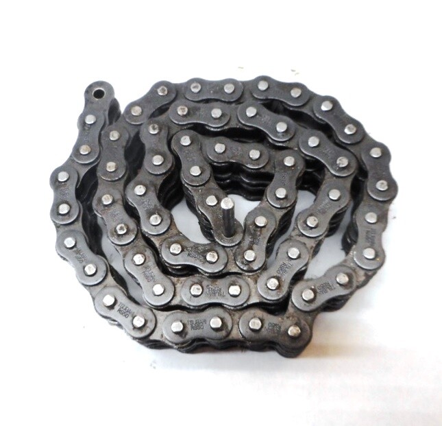 TSUBAKI RIVETED ROLLER CHAIN, RS50-2, SIZE #50, 37 1/2" L, 5/8" PITCH ...