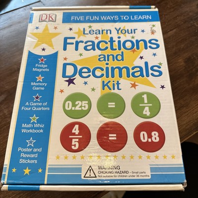 Home School Math DK Learn Your Fractions and Decimals Kit by Carol Voderman 9780756629434| eBay