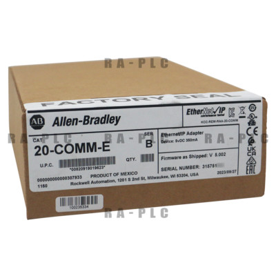 Allen-Bradley 20-COMM-E AB 20COMME Ethernet/IP Adapter module NEW | eBay