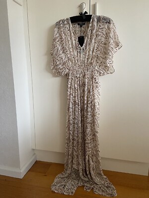 New BASQUE Myer Long Dress With Lining ‘Tropical’ Size 6 RRP$139.95 ...