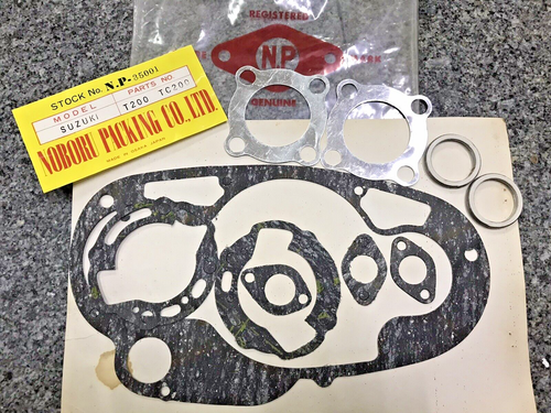 Suzuki 200 Invader T200 TC200 X5 NP NOBORU Complete Gasket set NOS ...