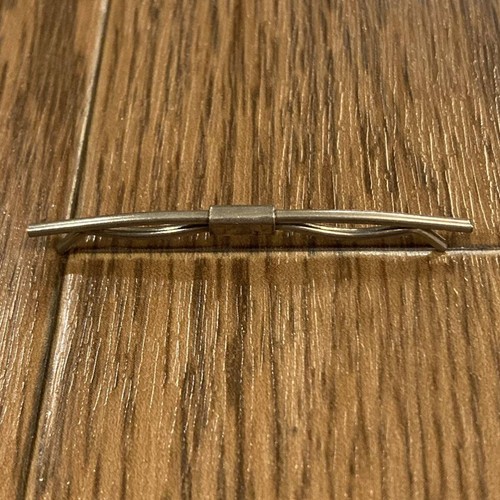 US Vintage Color Clip Color Stay Color Bar Silver Tone Simple | eBay