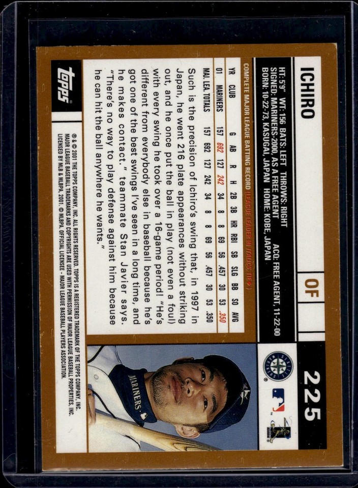 2002 Topps #225 Ichiro | eBay