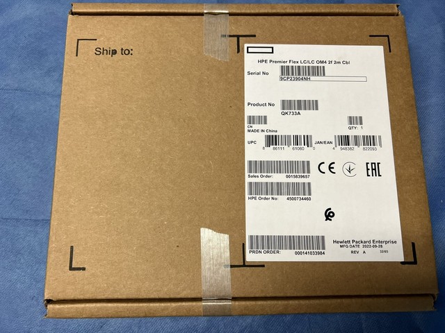 HP QK733A 2 Meter Premier Flex Fiber Optic Om4 FC Cable for sale online ...