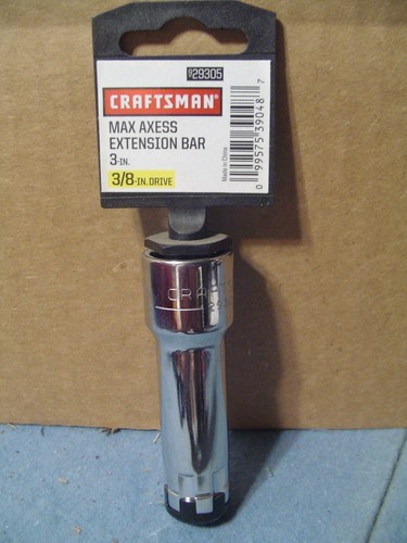 NEW CRAFTSMAN Universal Max Axess 3/8" Drive Pass-Through EXTENSION 3 ...
