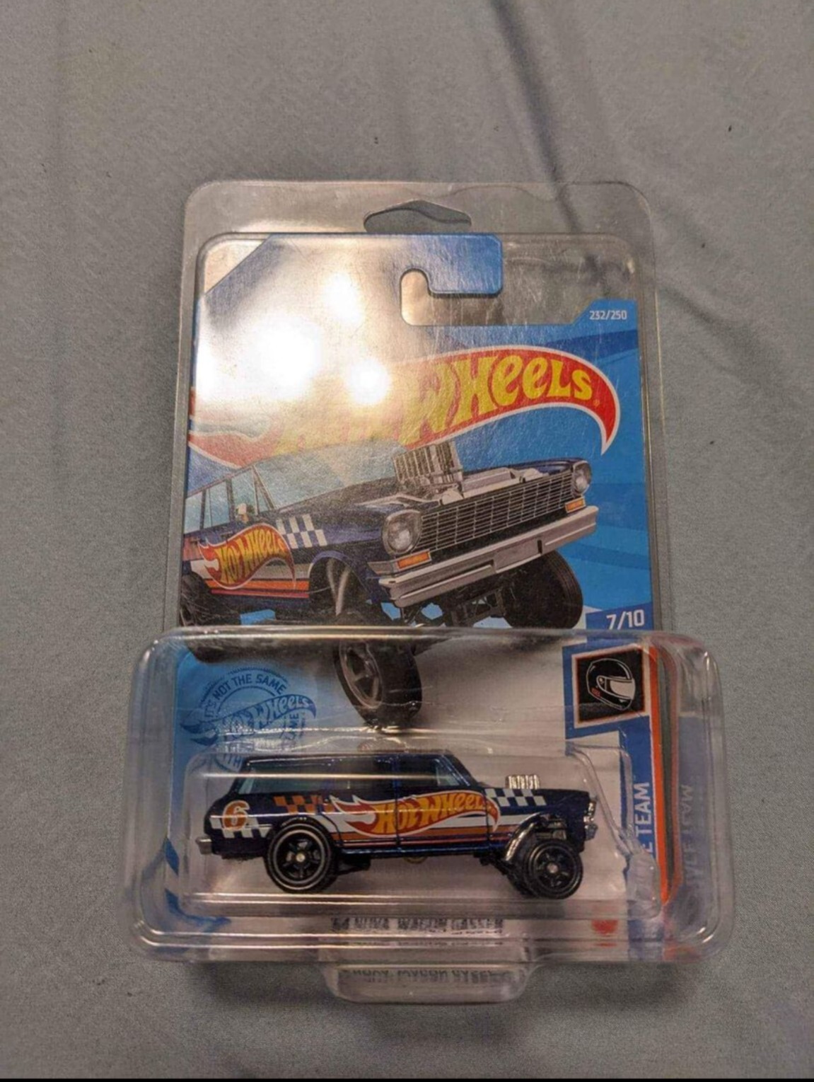 Hot Wheels | NOVA WAGON GASSER '64 (blue) HW Race | 2021 Super Treasure ...