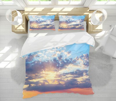 3D Schöne Wolken C768 Bett Kissenbezüge Decke Bettdecke Abdeckung Set ...