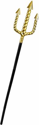 55 Inch Neptune Trident Plastic Costume Accessory for Sea Gods and ...