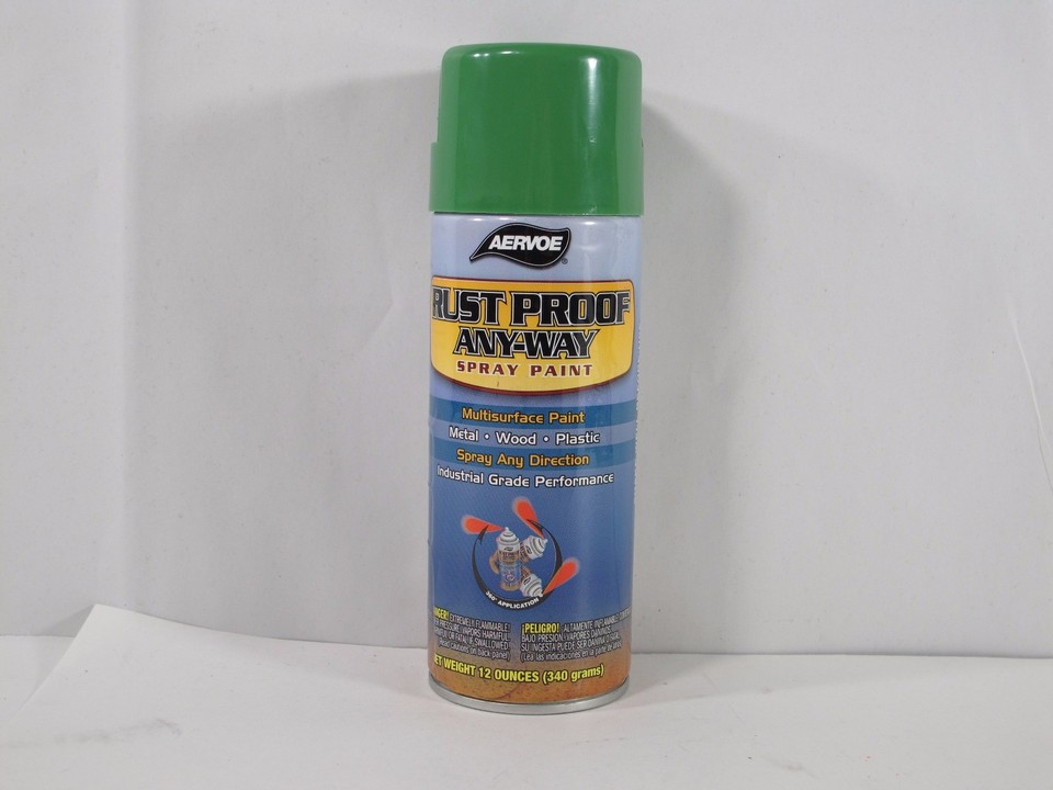 Aervoe 157 Rust Proof Any-Way Spray Paint John Deere Green 12 Oz Can ...