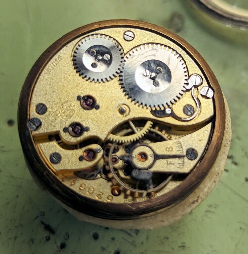 IWC ANTIQUE 1915 SOLID SILVER MILITARY WW1 TRENCH WATCH BORGEL CASE ...