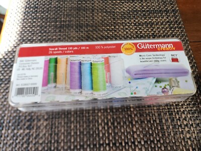 Gutermann Creativ Thread - #618667 - 26 Spool Sew-All Thread Box - 26 ...