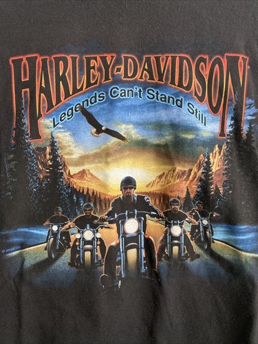 2006 Harley-Davidson Legends Never Stand Still T-Shir… - Gem
