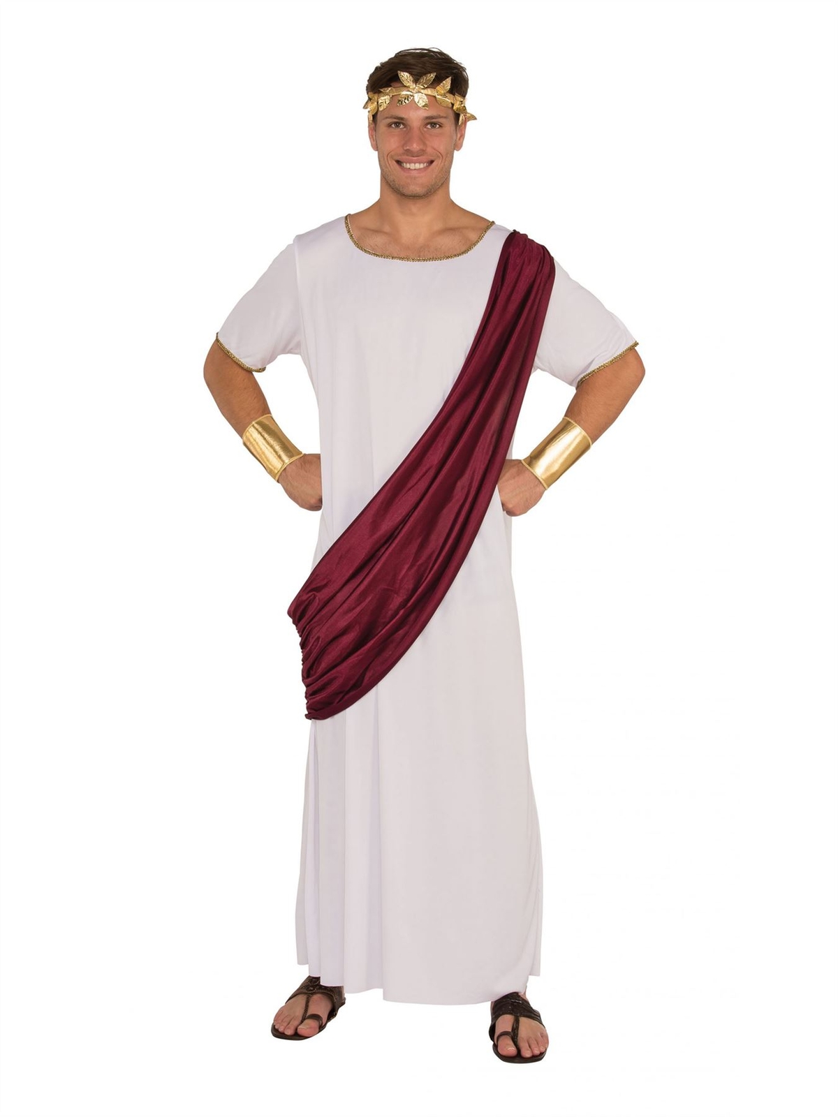 Royal Roman Toga Augustus Caesar Costume for Men - Best Quality! | eBay
