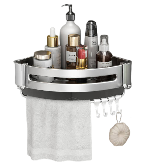 Shower Caddy Bathroom Shelf Tidy Storage Holder Rack Home Office Bath ...