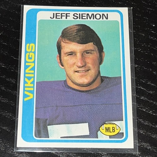 1978 TOPPS Football #58 Jeff Siemon COMBINE SHIPPING Nm Or Better | eBay