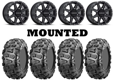 Kit 4 CST Abuzz Tires 26x8-12/26x10-12 on Raceline Hostage Matte Black H700 | eBay