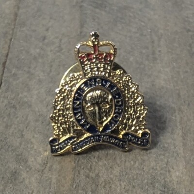 Small Vintage Gold Tone Canadian RCMP Police Lapel Or Tie Pin (B) | eBay