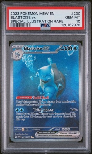 PSA 10 Blastoise ex - 200/165 - 151 English - Pokemon - Read ...