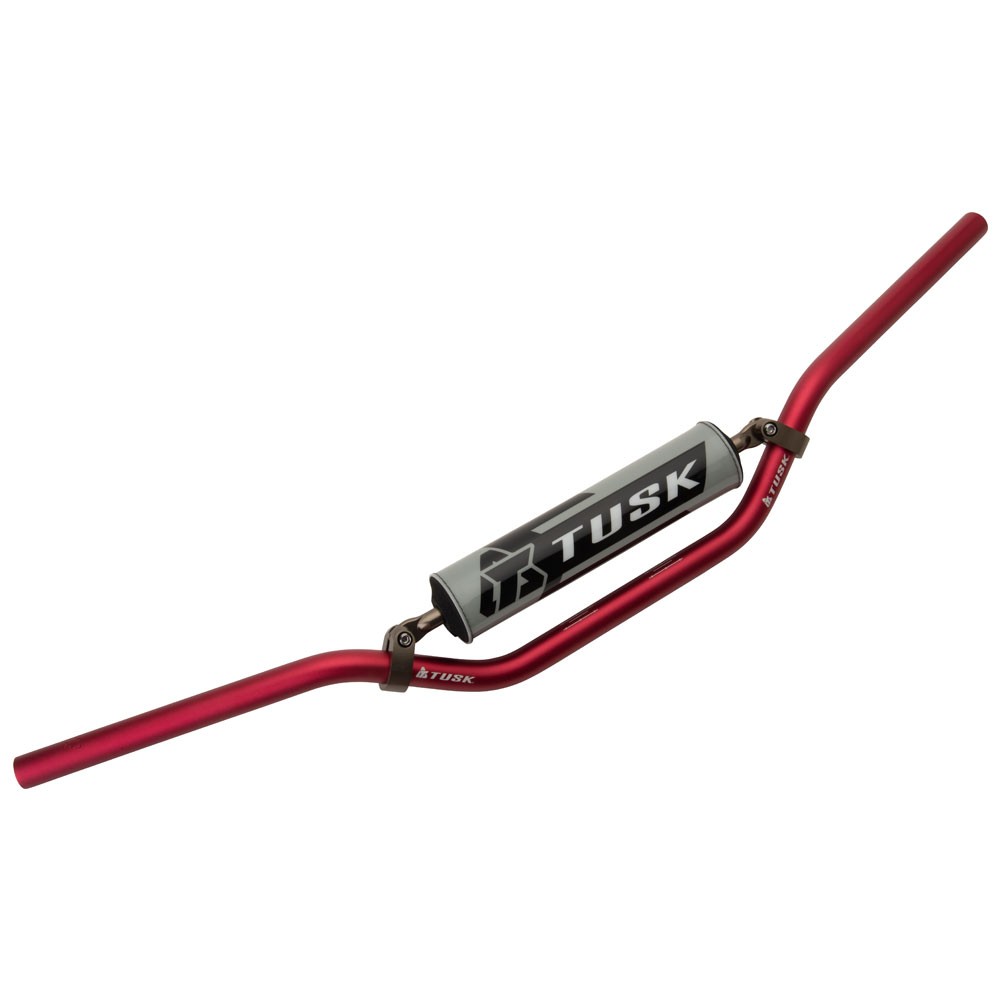 Tusk T-10 Aluminum 7/8" Handlebar CR High Bend Red For Yamaha RT1MX ...