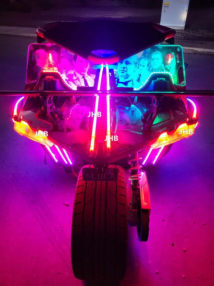 JHB 16PCS 4FT 48" Dream CHASING Flow LED SSL IP68 Hood Underglow Strips ...