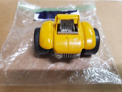 Vtg 1971 Structo USA Weird Wheels 2-Wheeler Yellow Chrome Hot Rod Metal ...