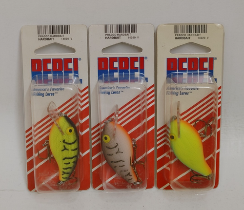 (3) Rebel Wee R Square Bill Crankbait Fishing Lures Lot of 3 | eBay