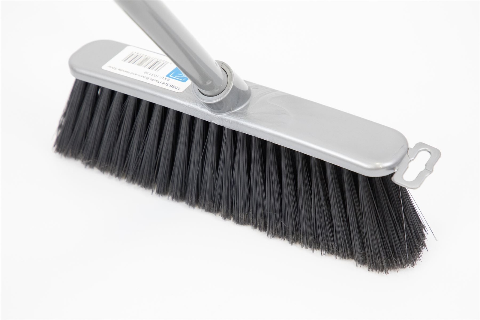 Silver Indoor Soft Sweeping Brush Head and Handle Kitchen Broom Floor ...