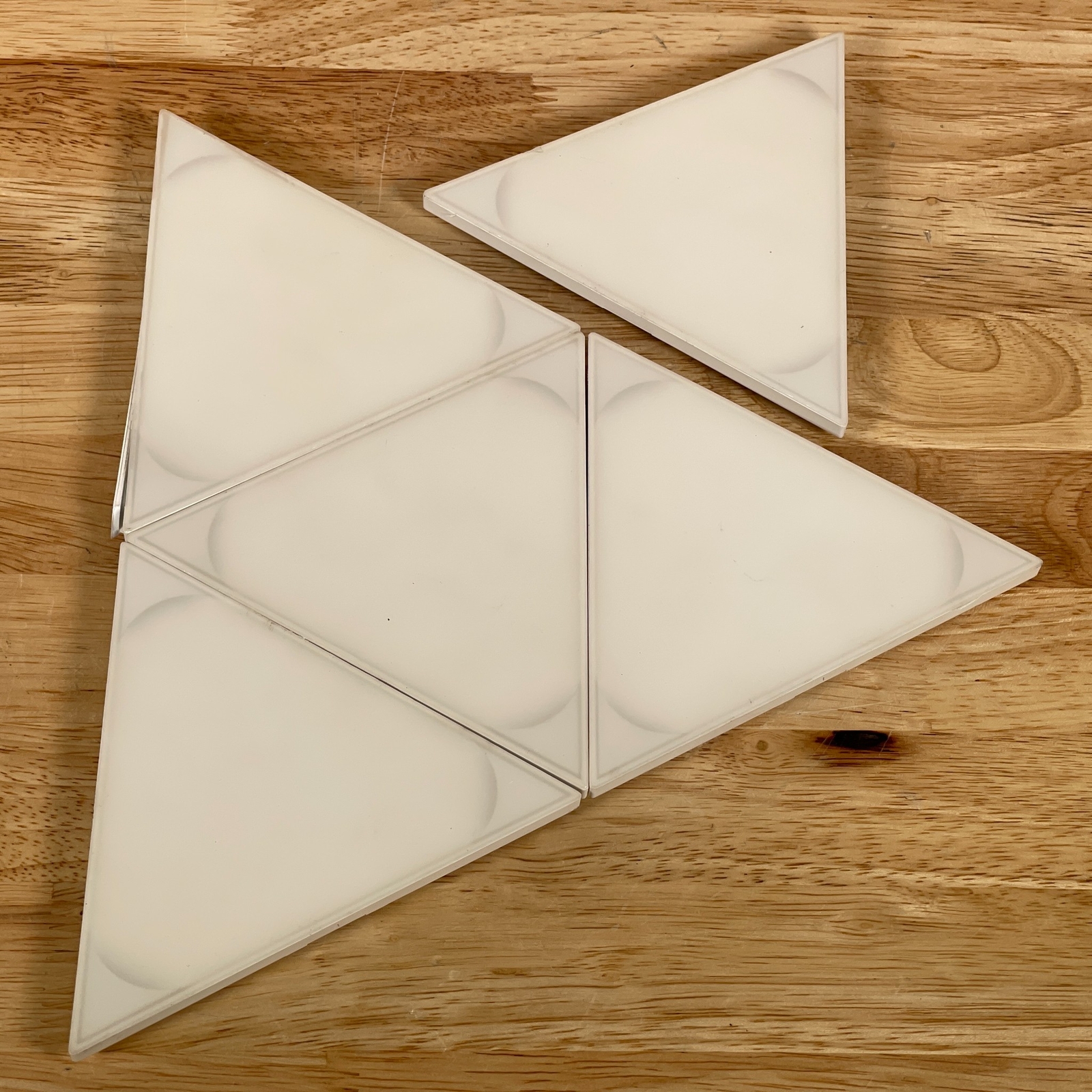 Lot of 5 Nanoleaf Triangle Home Decor Wall-Mounted LED Light Panel ...