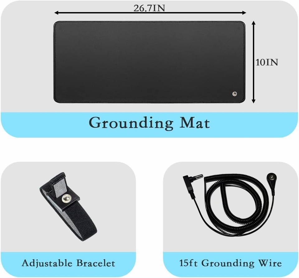 Earthing Universal Mat Kit Grounding Mat With Cord EMF Shielding ...