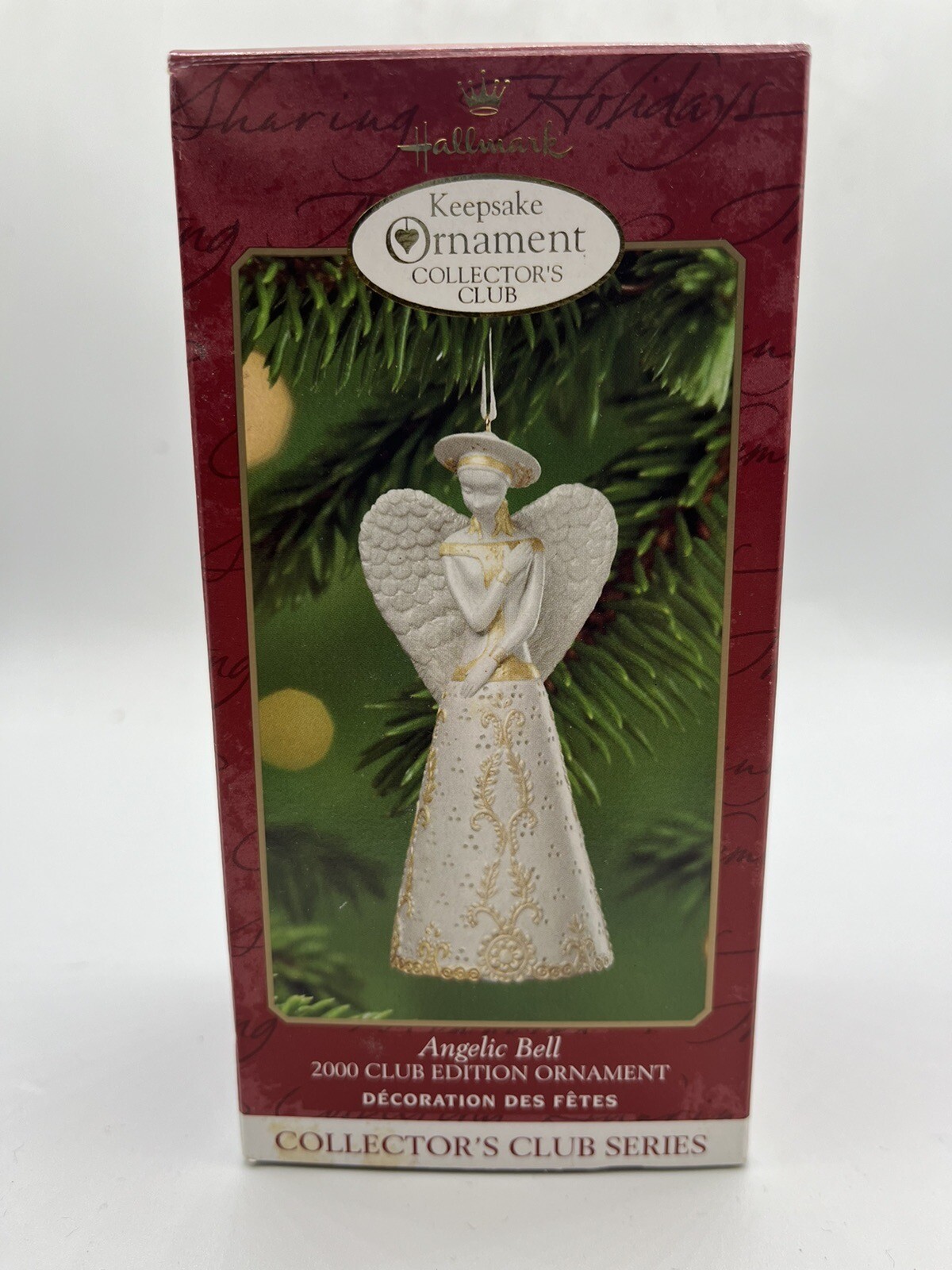 Hallmark Keepsake Christmas Ornaments Collector Club Series Angelic ...