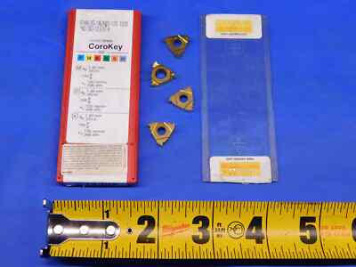 4pcs NEW SANDVIK R166.0G-UN01-120 1020 TiN COATED CARBIDE THREADING ...