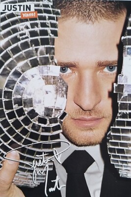 JUSTIN TIMBERLAKE - Autogrammkarte 7x10cm - Autograph Autogramm Foto ...