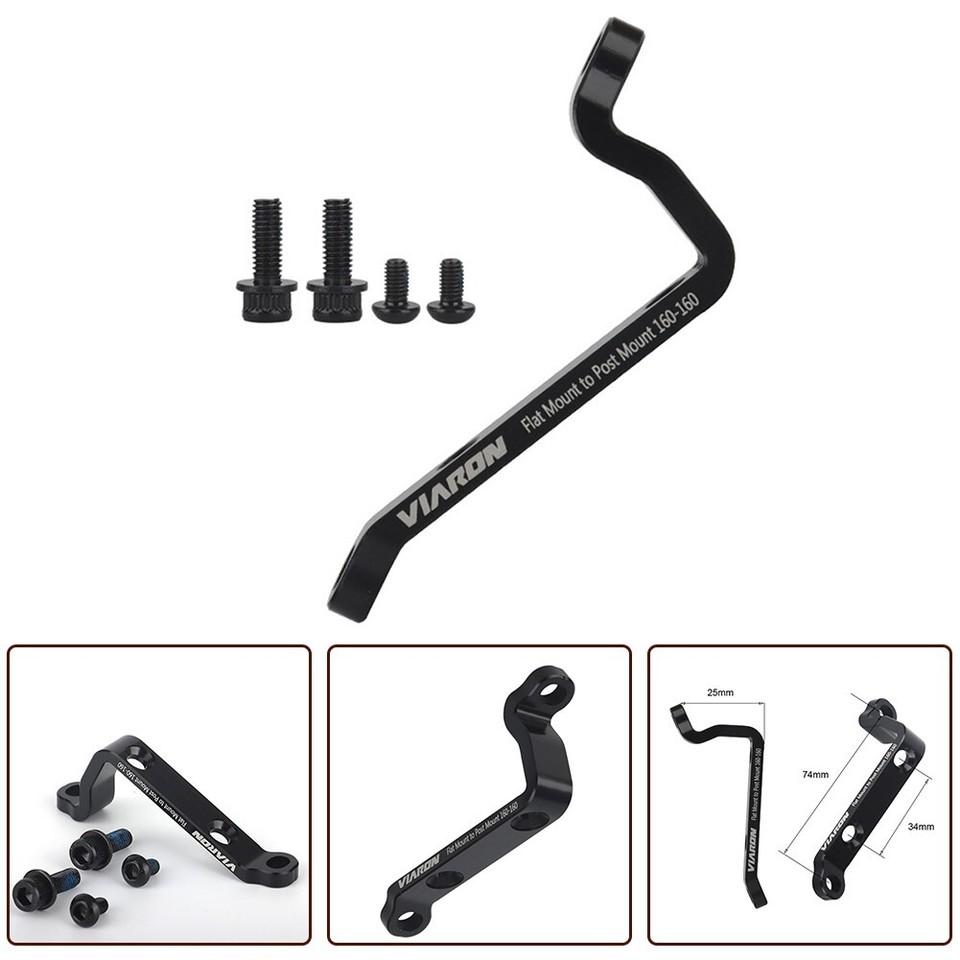 Cycling Accessory Bike Post To Flat Mount Adapter 74mm To 34mm Size ...