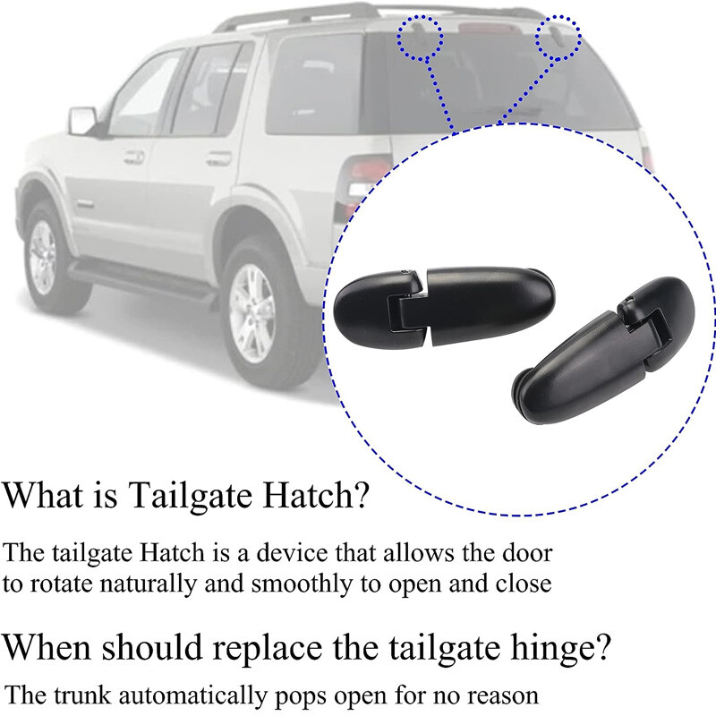 Pair Rear Back Door Tail Gate Glass Window Hatch Hinge For Ford ...