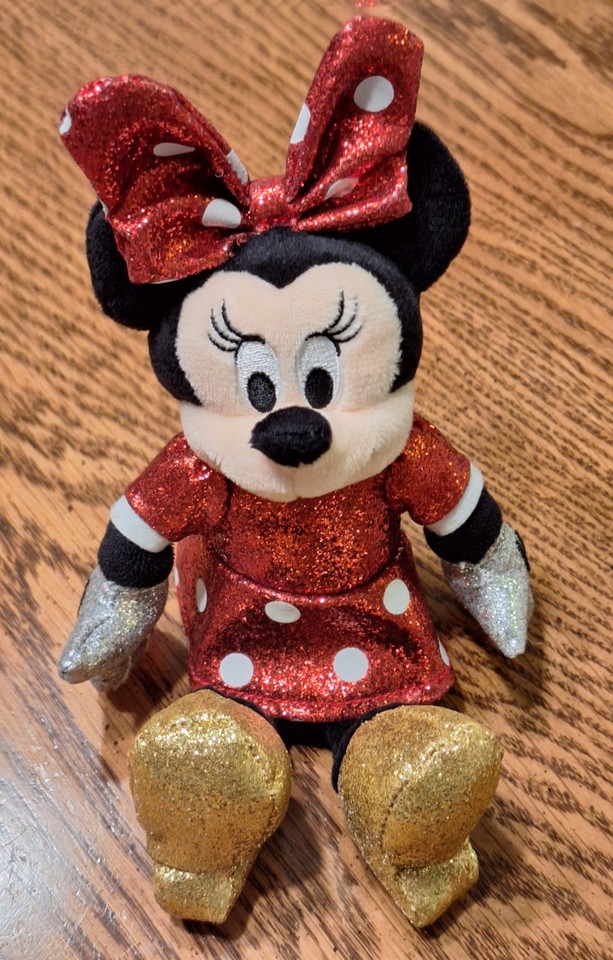 TY Disney Minnie Mouse Sparkle Plush Animal Toy Doll 8 Inch | eBay