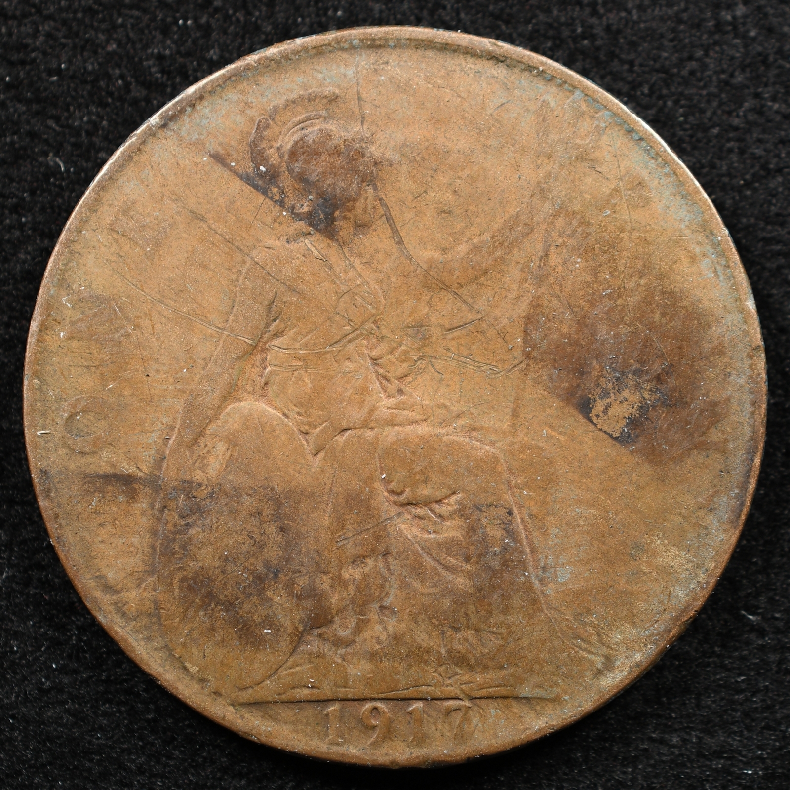 Great Britain 1 Penny 1917, Coin, Inv#D267 | eBay