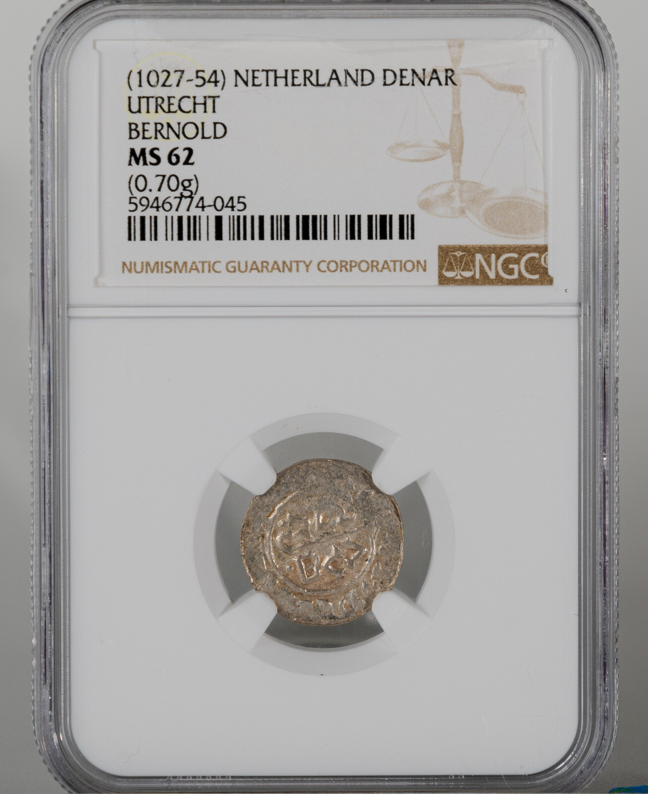 Netherland, Utrecht 1027-54 Denar NGC MS62, Bright Medieval Coin ! | eBay