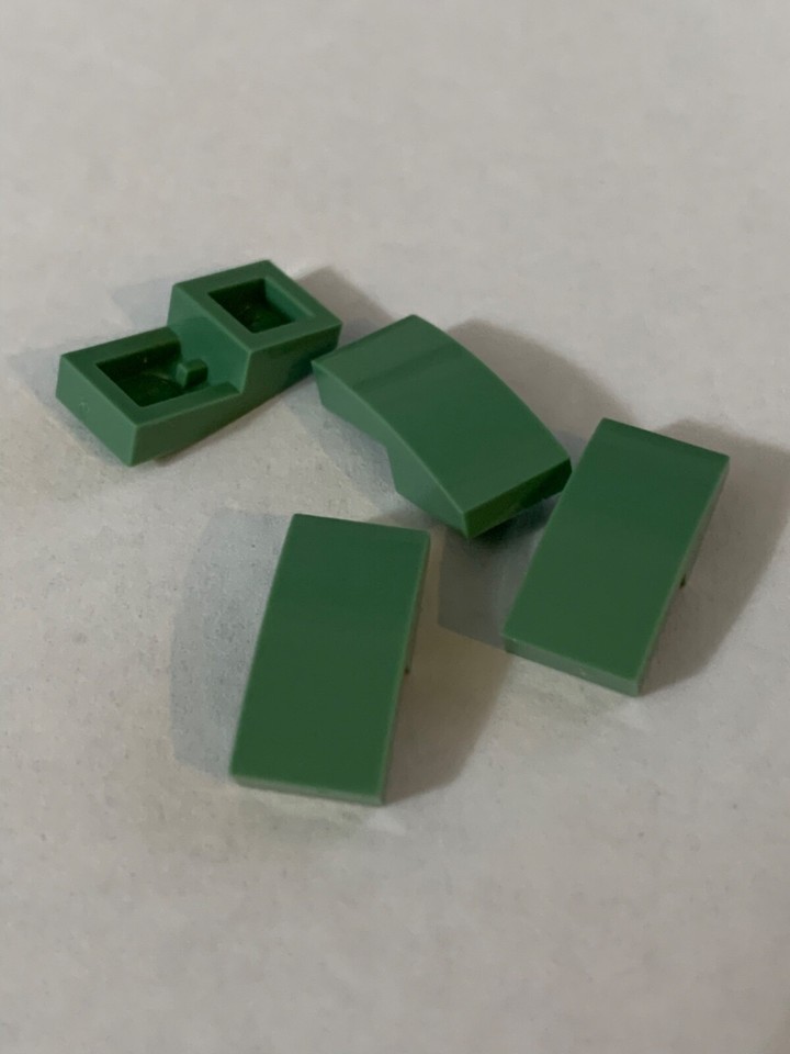 LEGO Parts 11477 (4pcs) Slope, Curved 2x1 No Studs Choose Color | eBay