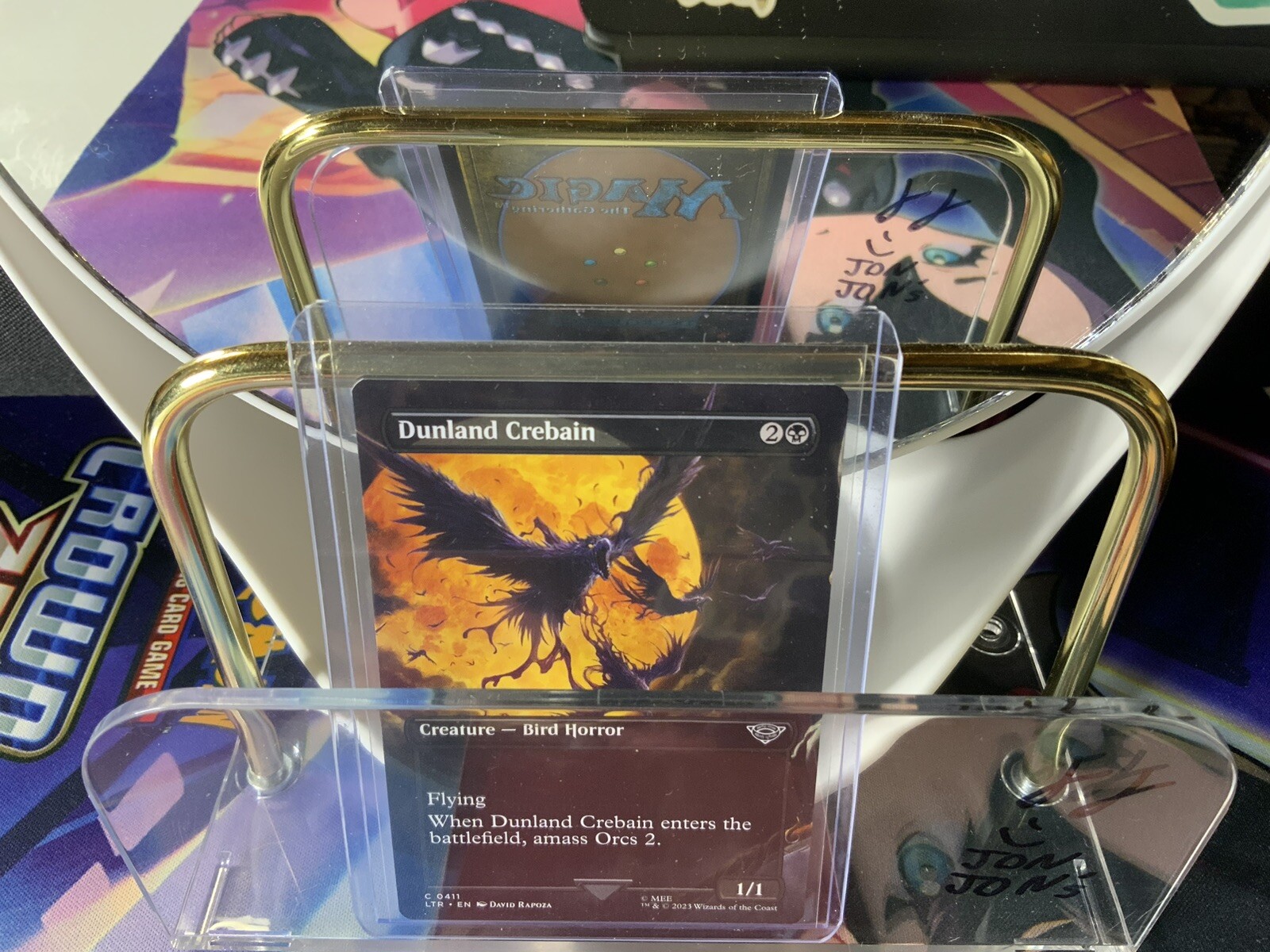 Magic the Gathering Dunland Crebain Borderless The Lord of the Rings ...