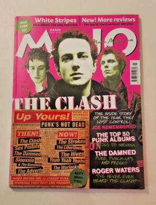 MOJO Magazine #112 UK 2003 w/CD THE CLASH, The Damned White Stripes TOP ...