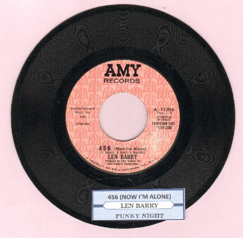 Barry, Len - 456 (Now I'm Alone)/Funky Night Vinyl 45 rpm record Free ...