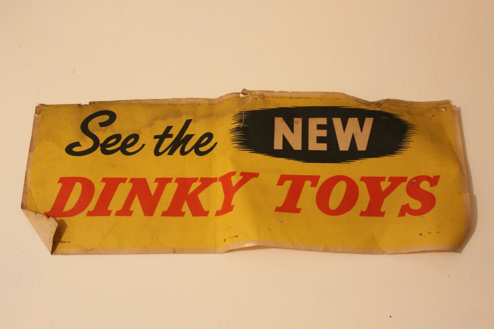 Dinky Toys Original Paper Sign / Flyer Advertisement Rare | eBay UK