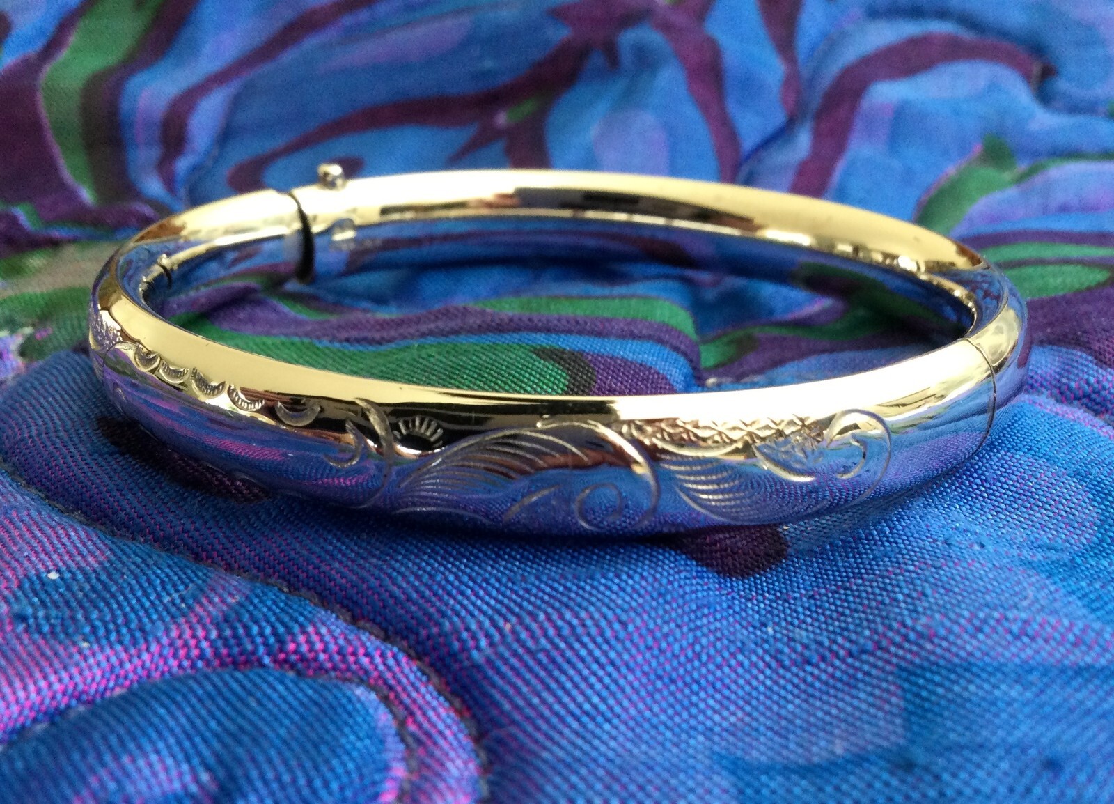 NWOT • Sterling Silver Engravable Bangle Bracelet • 7 3/8” 12 gr • Elegant Oval | eBay