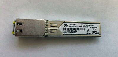 HP JD089B FCLF-8521-3-HZ X120 1G SFP RJ45 T Transceiver Module | eBay