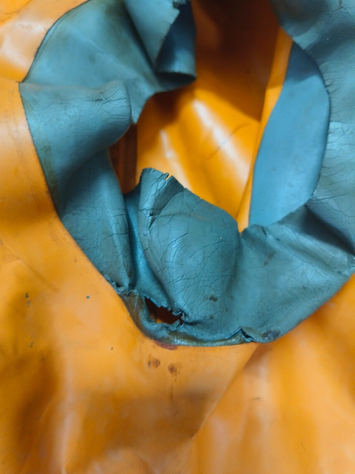 TRELLEBORG TRELLCHEM BUTYL SUPER HAZMAT GAS CHEMICAL SAFETY SUIT SIZE-L ...