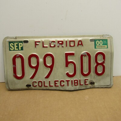 Vintage Collectable License Plate 2000 Florida Collectable Sunshine ...